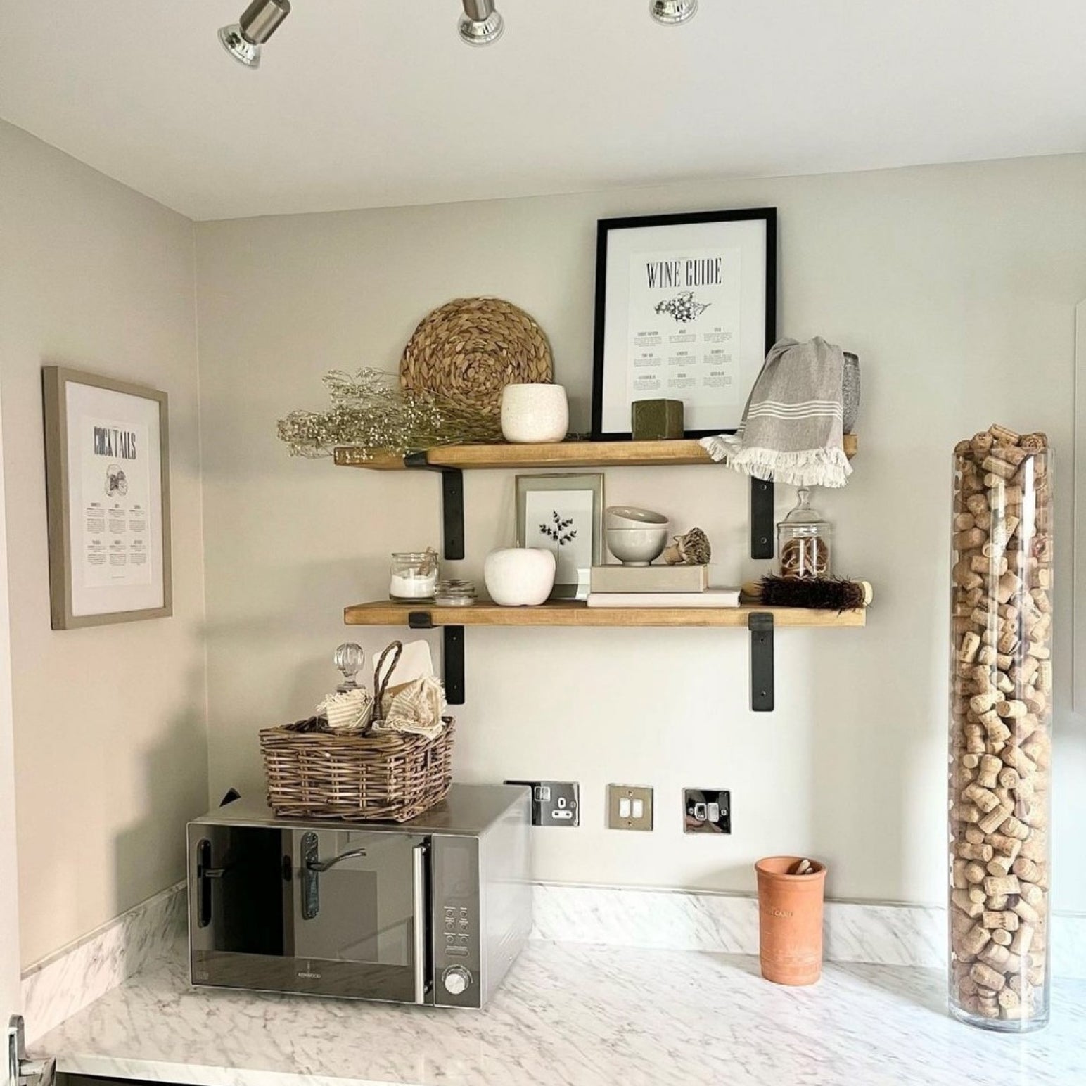 Shelves – Rust and Oak